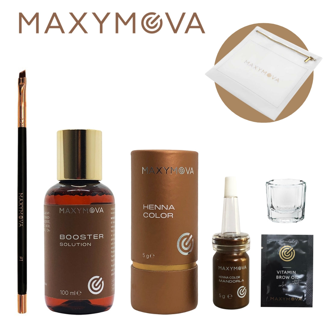 MINI HENNA KIT - Customizable Eyebrow Color with Accessories | MAXYMOVA